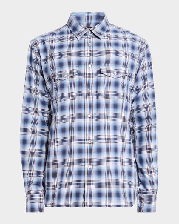 PRPS Men's Plaid Flannel Button-Down Shirt | Neiman Marcus