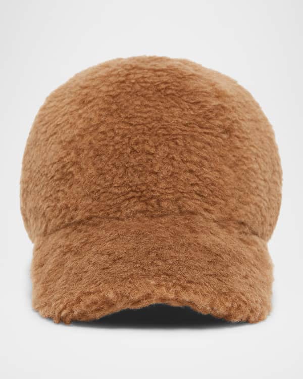 Saint Laurent YSL Wool Felt Baseball Cap | Neiman Marcus