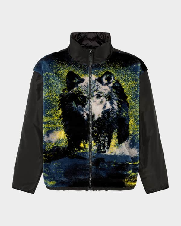 Diesel Men's Wolf Metallic Puffer Jacket | Neiman Marcus