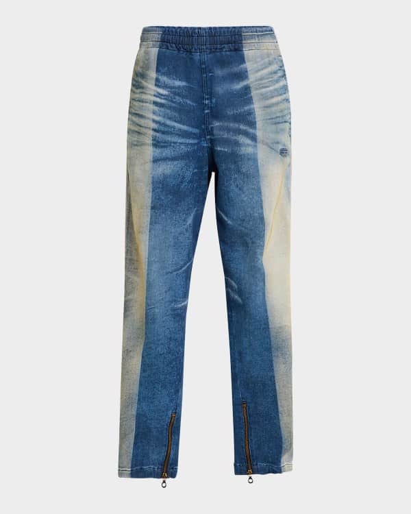 Diesel Men's D-Krooley L.32 Medium Wash Denim Sweat Jeans | Neiman Marcus