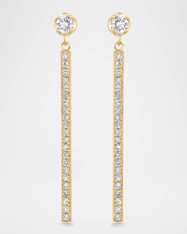 David Yurman DY Mercer Earrings with Diamonds and 18K Gold in Silver, 2 ...