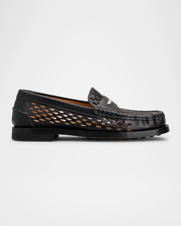 Tod's Gomma Leather Penny Loafers | Neiman Marcus