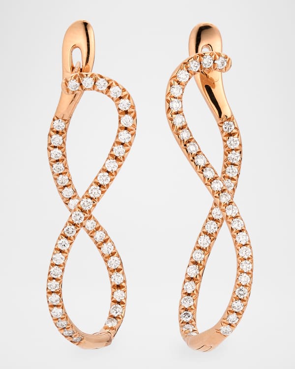 Dries Criel 18K Yellow Gold White Diamond Brute Mini Earrings | Neiman ...