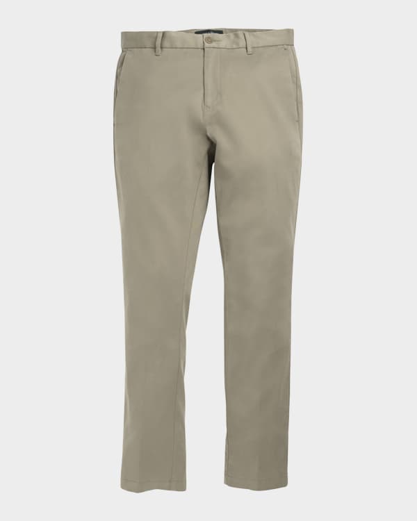 PAIGE Men's Fraser Stretch Twill Cuffed Pants | Neiman Marcus