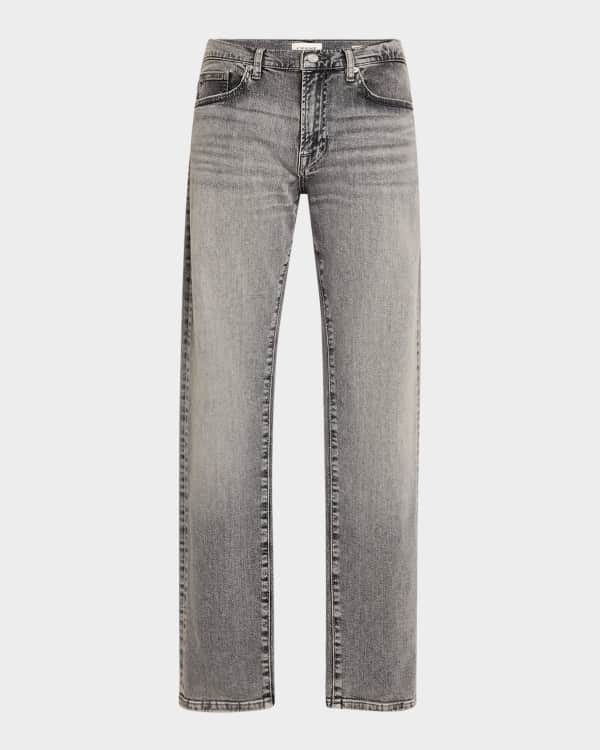 Helmut Lang Men's Low-Rise Jeans with Paint Splatter Helmut Lang Men's Low-Rise Jeans with Paint Splatter