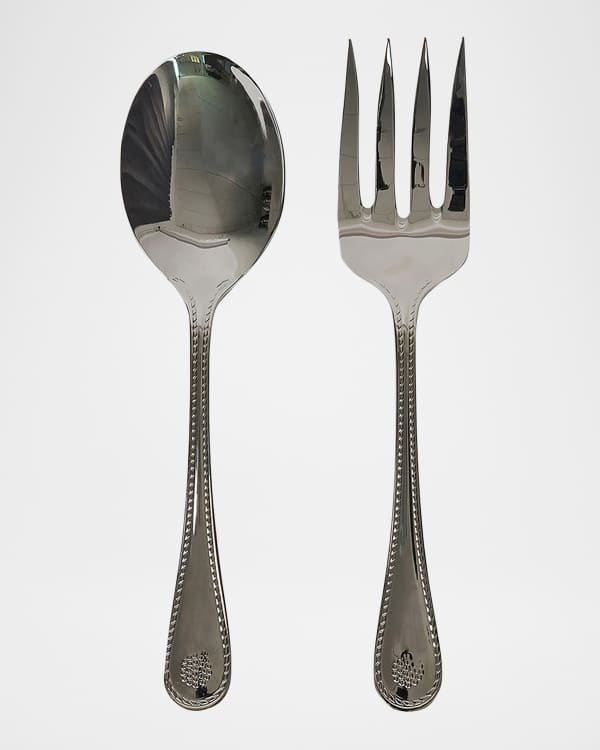 Juliska Berry & Thread Bright Satin Pierced Serving Spoon | Neiman Marcus