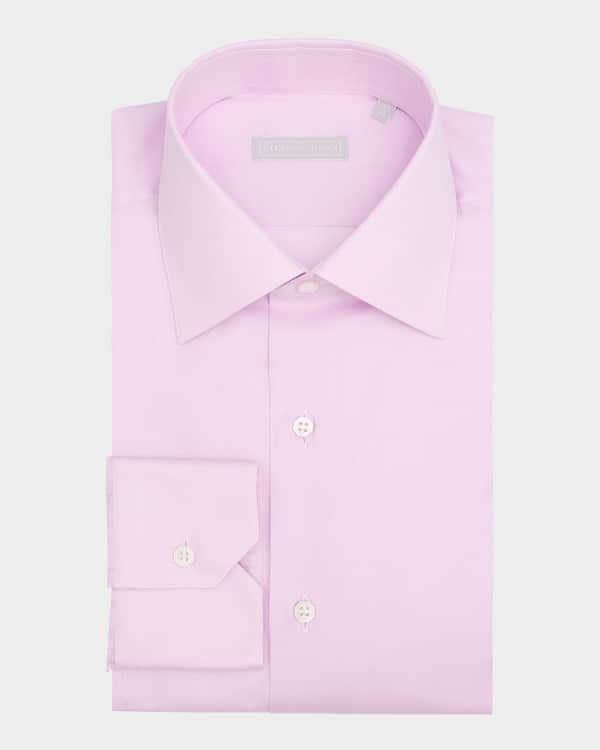 Stefano Ricci Men's Cotton Dress Shirt | Neiman Marcus