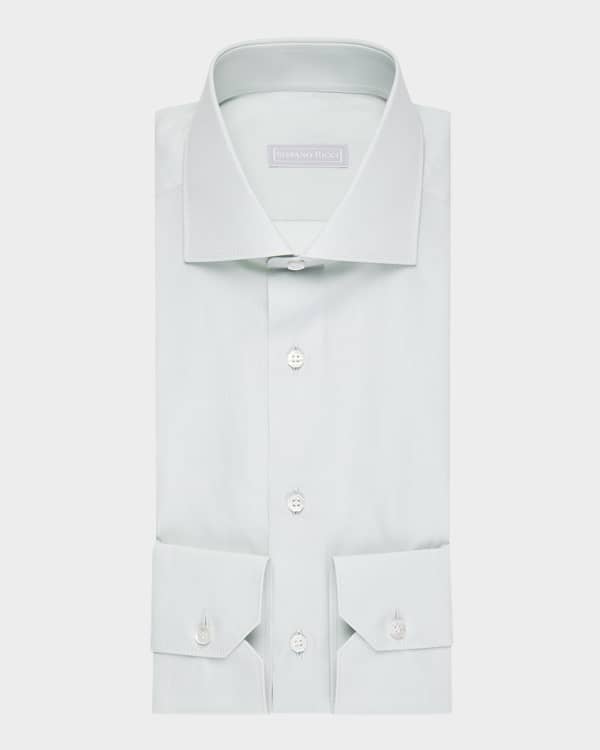 Stefano Ricci Men's Cotton Dress Shirt | Neiman Marcus