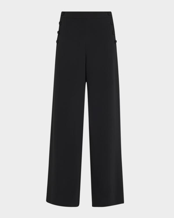 Max Mara Studio Jerta Cropped Straight-Leg Pants | Neiman Marcus