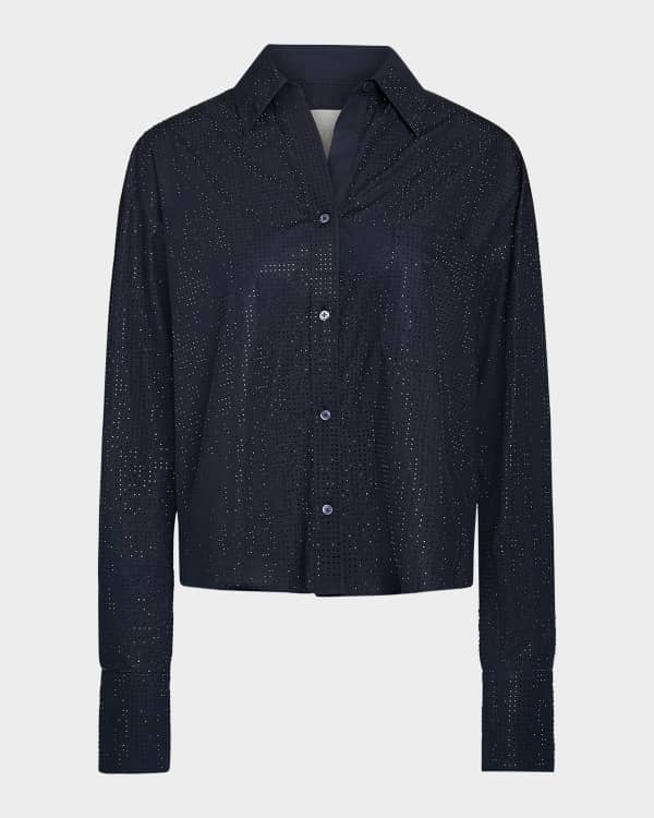 Splendid Lia Denim Button-Front Shirt | Neiman Marcus