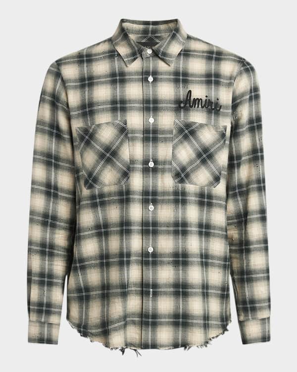PRPS Men's Plaid Flannel Button-Down Shirt | Neiman Marcus