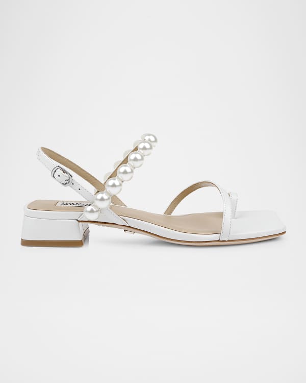 Badgley Mischka Marsha Block-Heel Sandals | Neiman Marcus