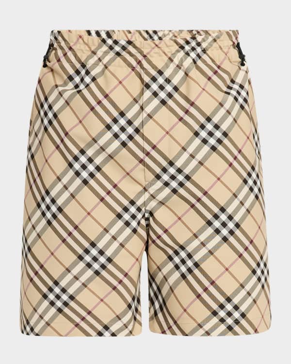 Amiri Men's Boucle Check Shorts | Neiman Marcus