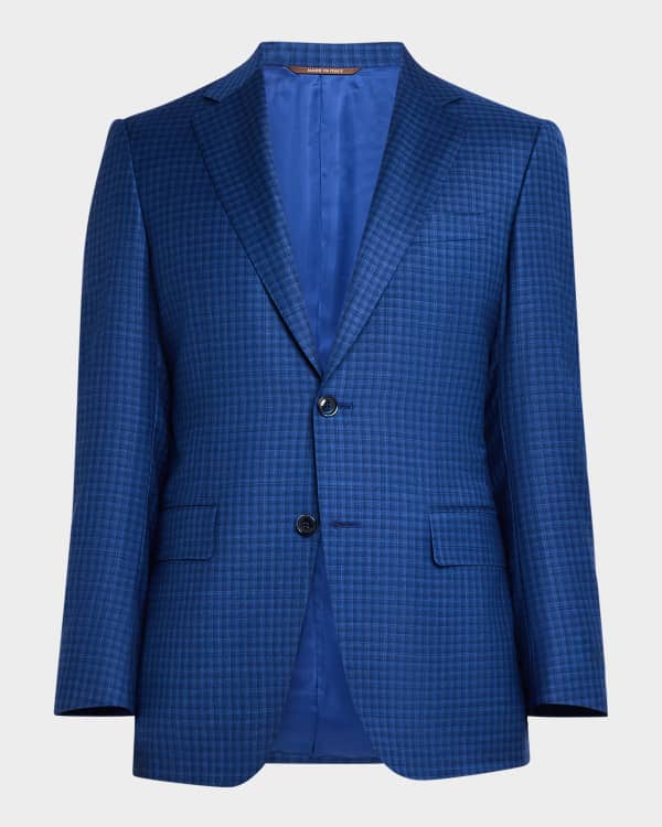 Canali Men's Wool Step-Weave Sport Coat | Neiman Marcus