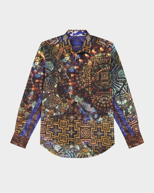Robert Graham Men's Nadine Japanese Water Garden Sport Shirt | Neiman ...