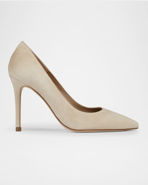 LK Bennett Floret Suede Stiletto Pumps | Neiman Marcus