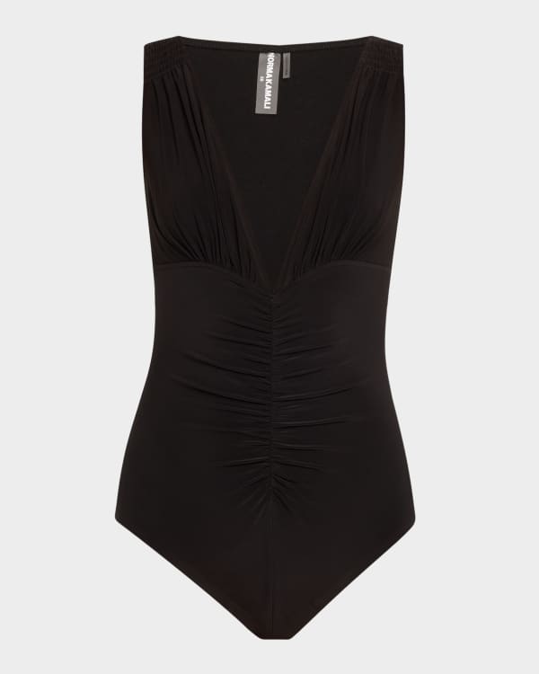 Norma Kamali Marissa High-Leg One-Piece Swimsuit | Neiman Marcus
