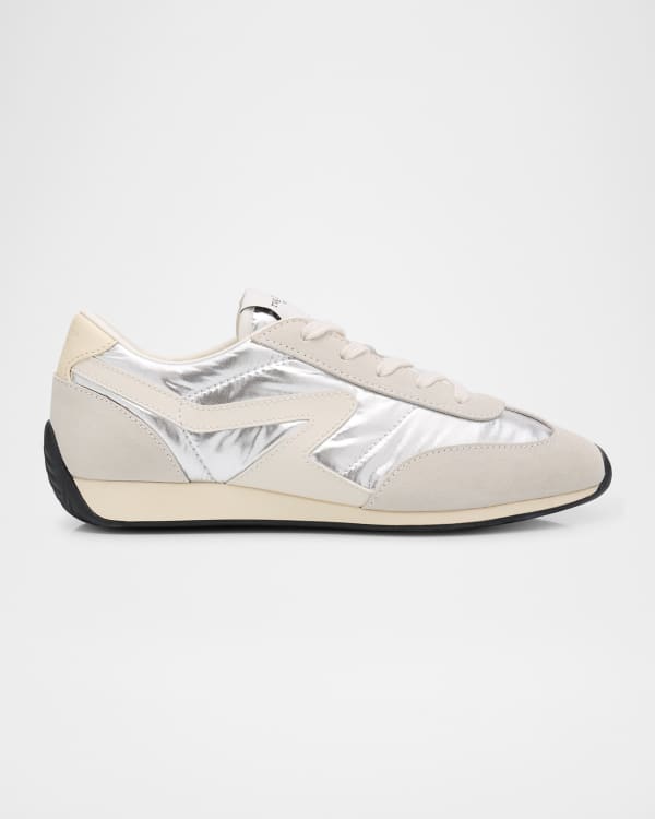 Rag & Bone Retro Mixed Leather Runner Sneakers | Neiman Marcus