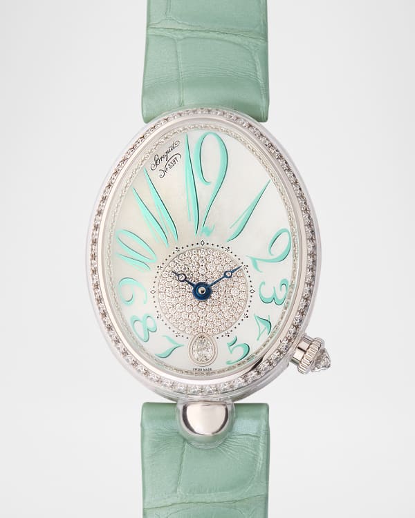 Chopard Happy Sport 36mm 18K Rose Gold Diamond & Green Dial Watch ...