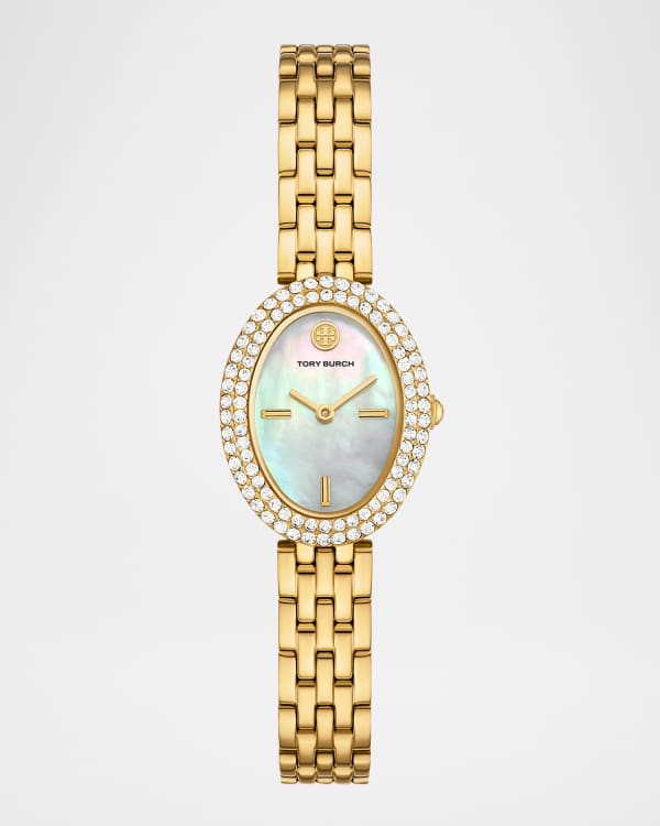 Tory Burch Miller Swirl Watch - Gold-Tone Stainless Steel | Neiman Marcus