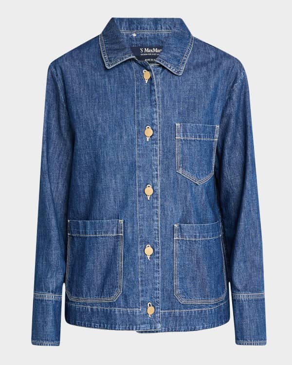 THE ROW Ness Denim Jacket | Neiman Marcus
