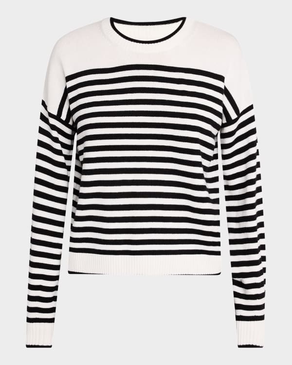 FRAME Striped Boatneck Sweater | Neiman Marcus