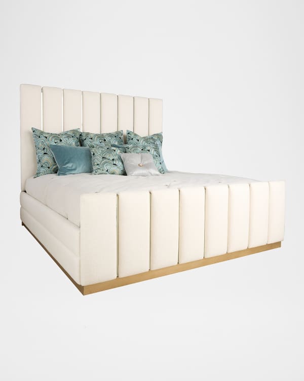 Jonathan Adler Riviera Wave King Bed | Neiman Marcus