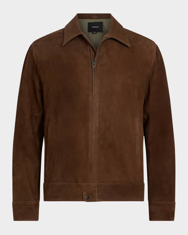 Vince Men's Short Mac Coat | Neiman Marcus