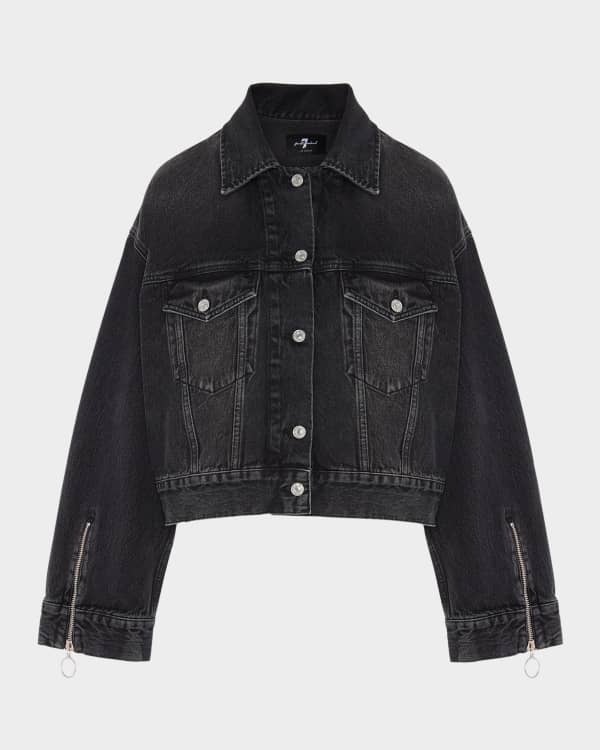 7 for all mankind Classic Denim Trucker Jacket | Neiman Marcus