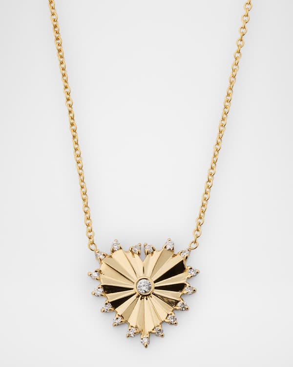 Zoe Lev Jewelry Heart-Cut Diamond Necklace | Neiman Marcus