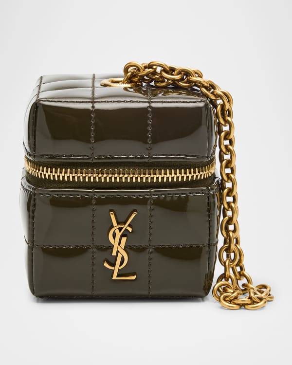 Saint Laurent YSL Monogram Small Envelope Flap Wallet with Zip Pocket ...