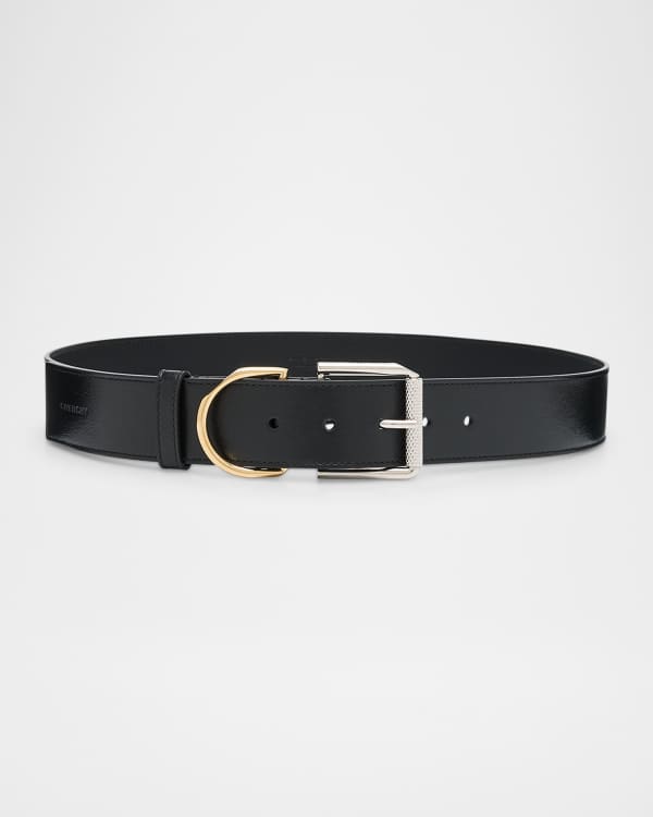 Givenchy G Chain Metallic Leather Belt | Neiman Marcus