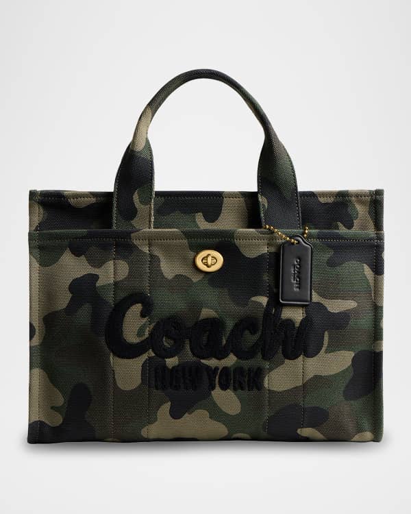 Coach Leopard Canvas Cargo Tote Bag | Neiman Marcus
