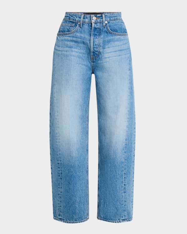 FRAME High-Rise Easy Capri Jeans | Neiman Marcus
