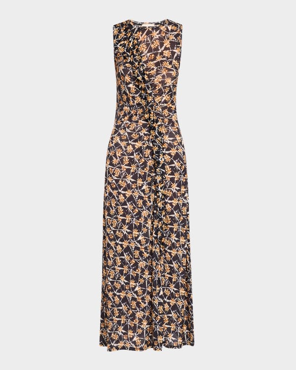 Milly Kim Belted Knit Bodycon Midi Dress | Neiman Marcus