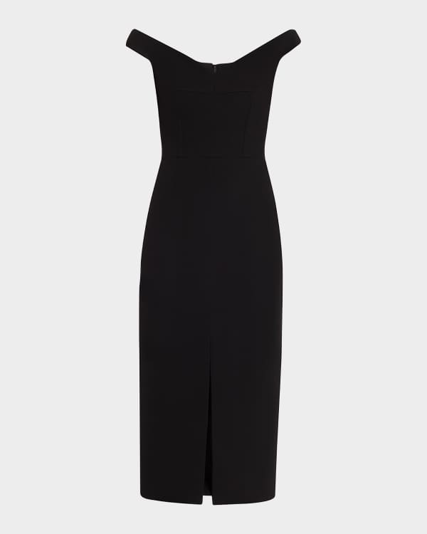 Bottega Veneta One-Shoulder Asymmetric Midi Dress with Gold Bottega Veneta One-Shoulder Asymmetric Midi Dress with Gold