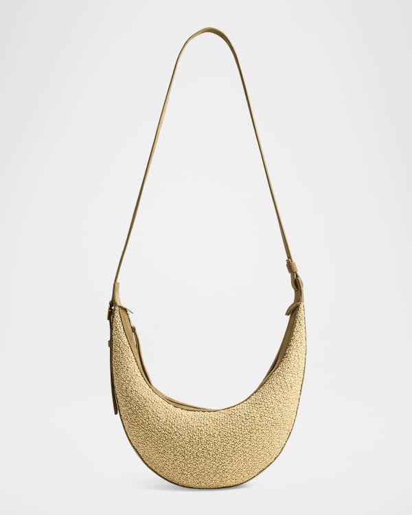 THE ROW Slouchy Banana Two Crossbody in Nylon Canvas THE ROW Slouchy Banana Two Crossbody in Nylon Canvas