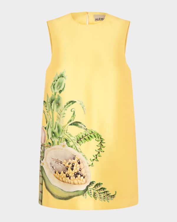 REBECCA VALLANCE Pompidou Pleated Off-Shoulder Mini Dress | Neiman Marcus