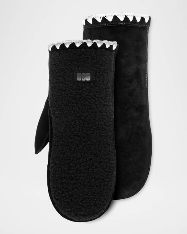 ugg logo gloves