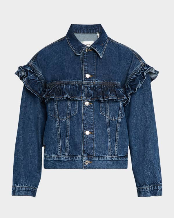FRAME Denim Safari Jacket | Neiman Marcus