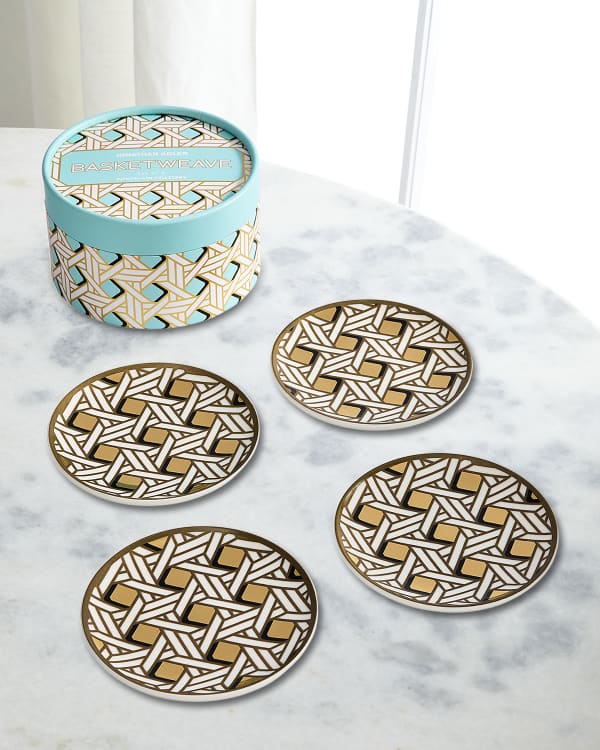 Godinger Race Coasters, 4-Piece Set | Neiman Marcus