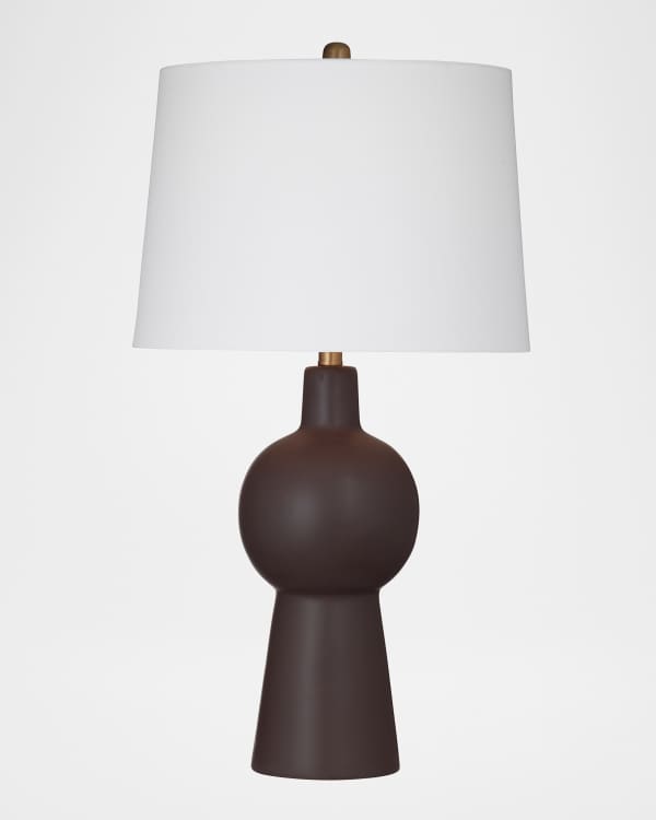 Visual Comfort Studio Fanny Wide Table Lamp In Matte White Ceramic By ...