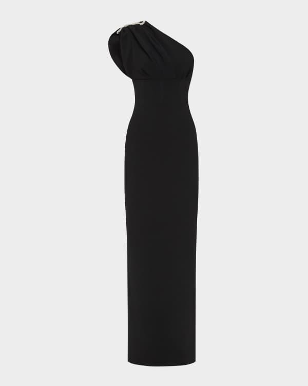 Rachel Gilbert Duke Draped One-Shoulder Gown | Neiman Marcus