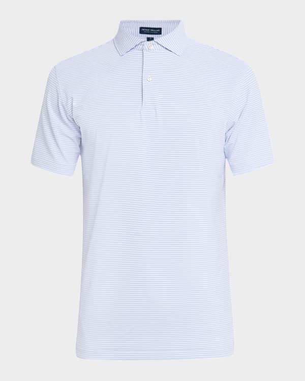 Peter Millar Men's Maze Performance Jersey Polo Shirt | Neiman Marcus
