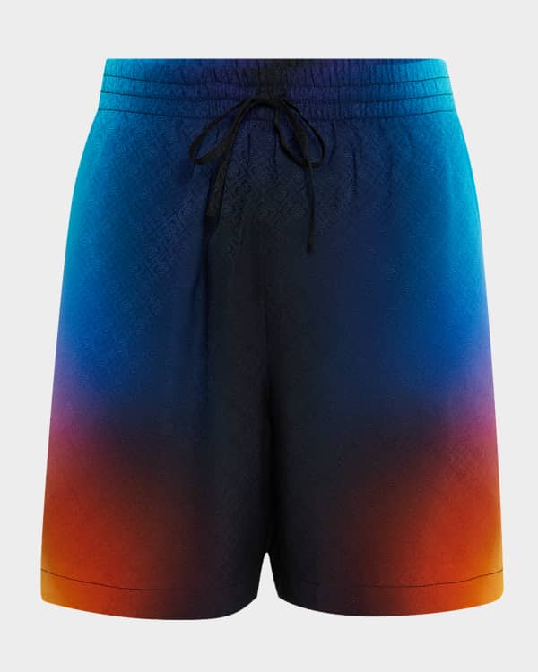 Dries Van Noten Men's Hemen Mesh Shorts | Neiman Marcus