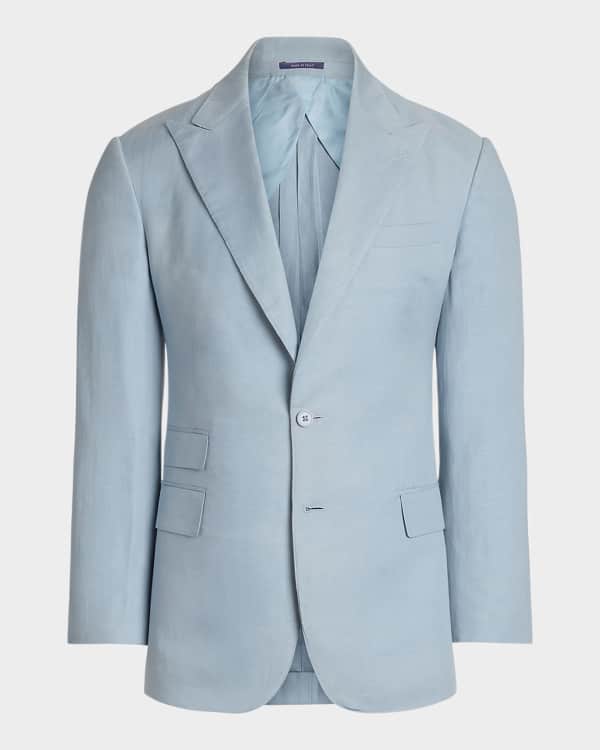 Ralph Lauren Purple Label Men's Kent Hand-Tailored Denim Suit Jacket ...