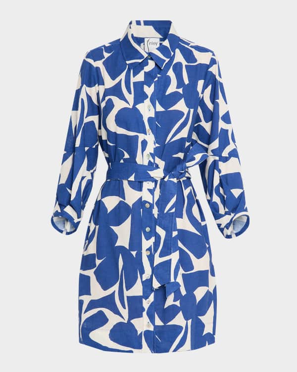 squiggle pattern dress