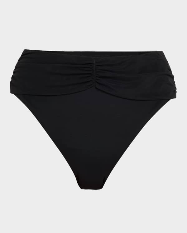 Carolina K Carmel High-Waisted Bikini Bottoms | Neiman Marcus