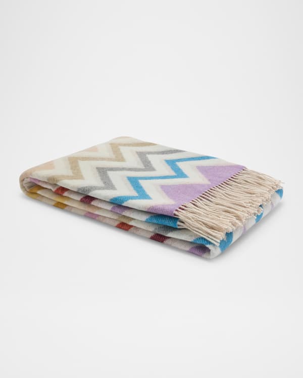 Missoni Home Clifford Wool-Blend Throw Blanket, 51" x 75" | Neiman Marcus