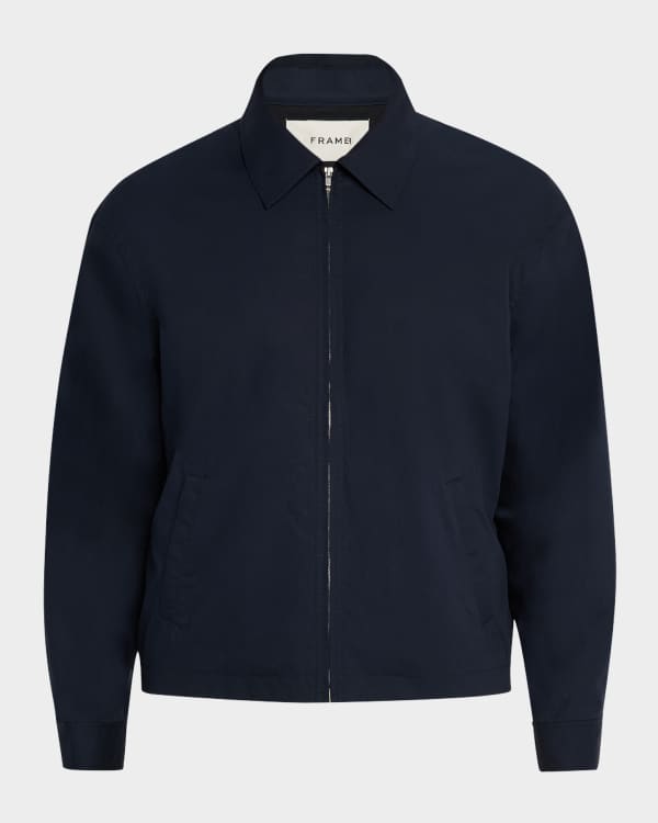 Helmut Lang Men's Tailored Zip Jacket | Neiman Marcus